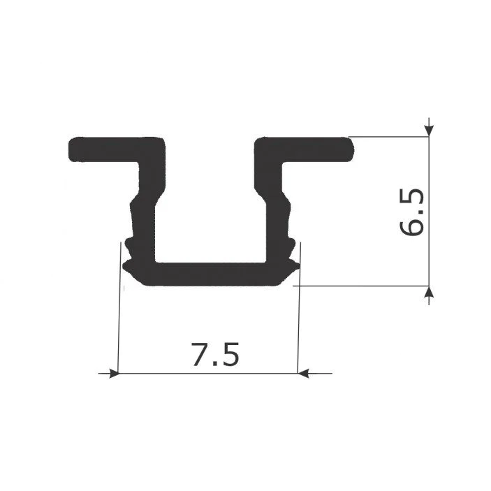 Upper - lower mechanism for sliding systems with bottom guide for