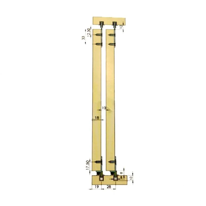 IVENTO Sliding Door Mechanism Set with Bottom Guide (Interior Doo