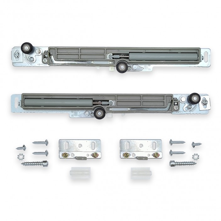 IVENTO K - Sliding door mechanism set, Upper PVC with spring, Low
