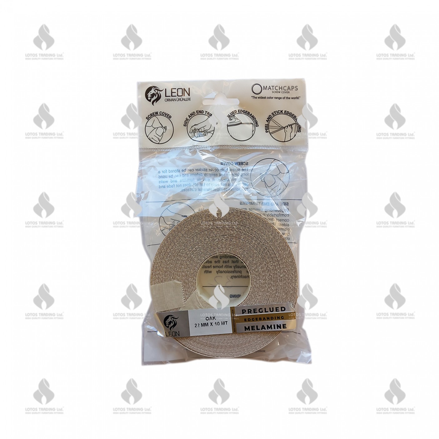 Melamine edging - OAK