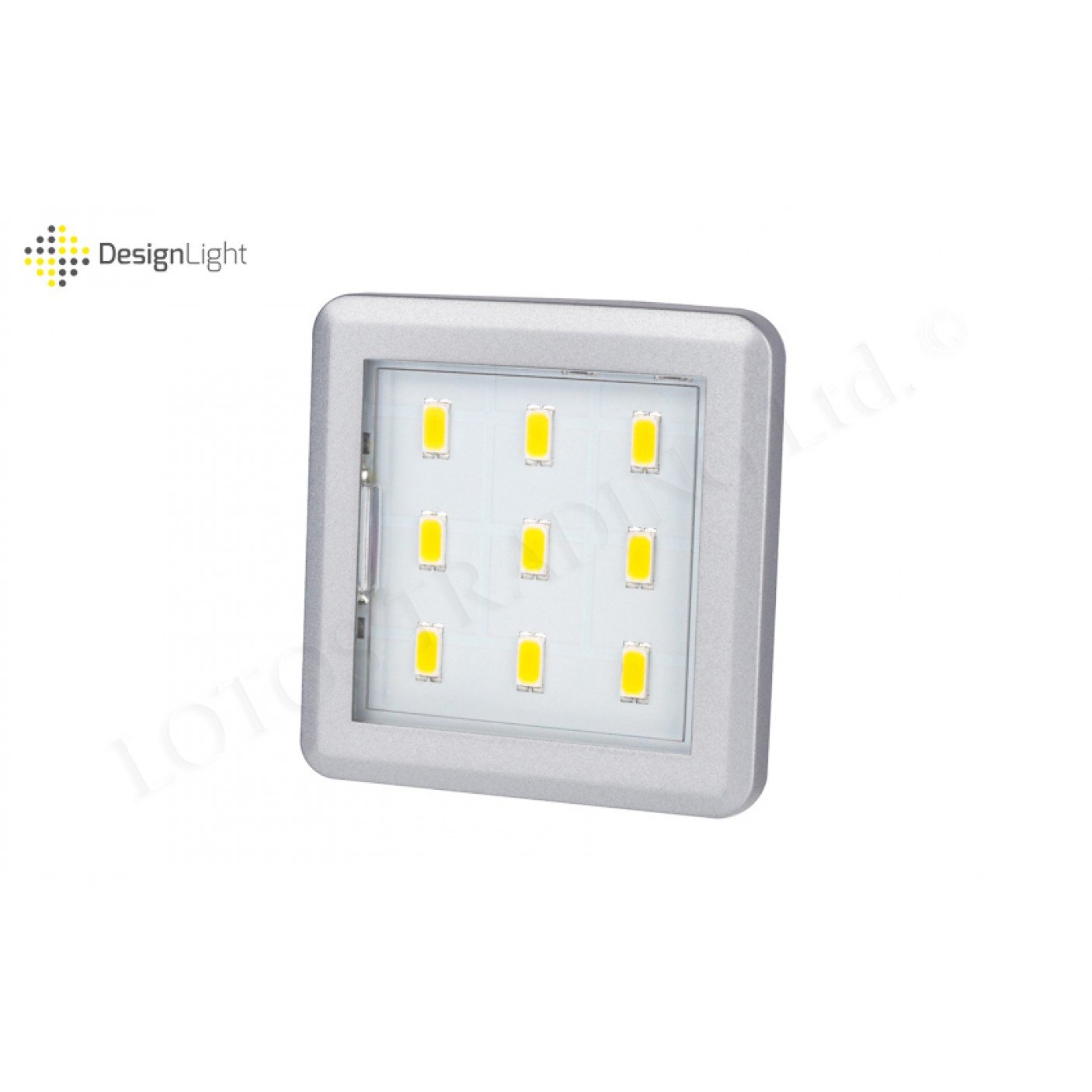 SQUARE 3 under cabinet LED luminaire 2,5W - 9 diodes 31L.301.21