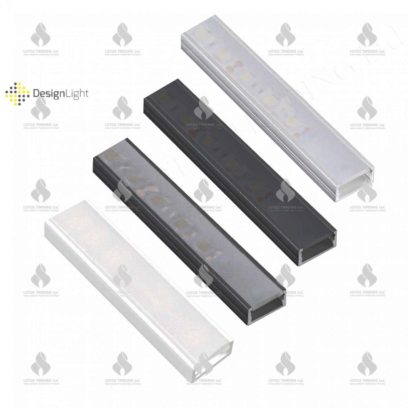 Алуминиев профил за LED лента 7x14 LINE MINI 31L.252.01-05 - Осве