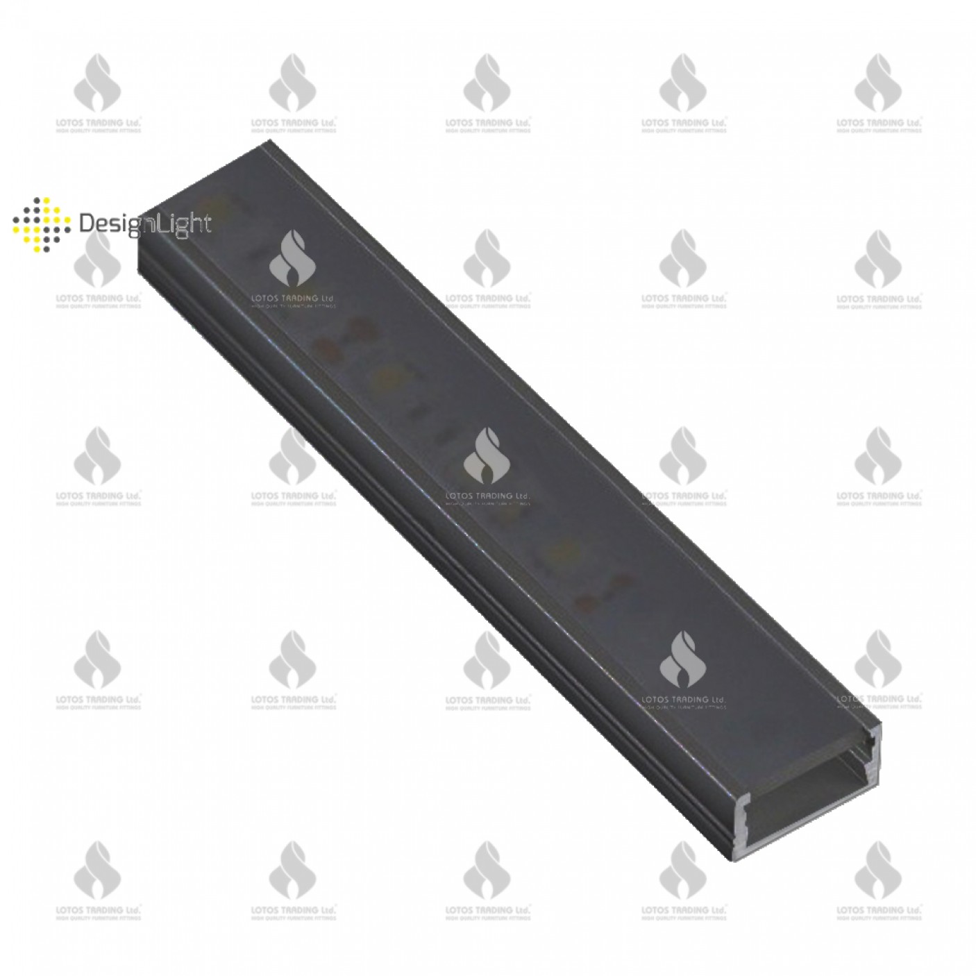 Алуминиев профил за LED лента 7x14 LINE MINI 31L.252.01-05 - Осве